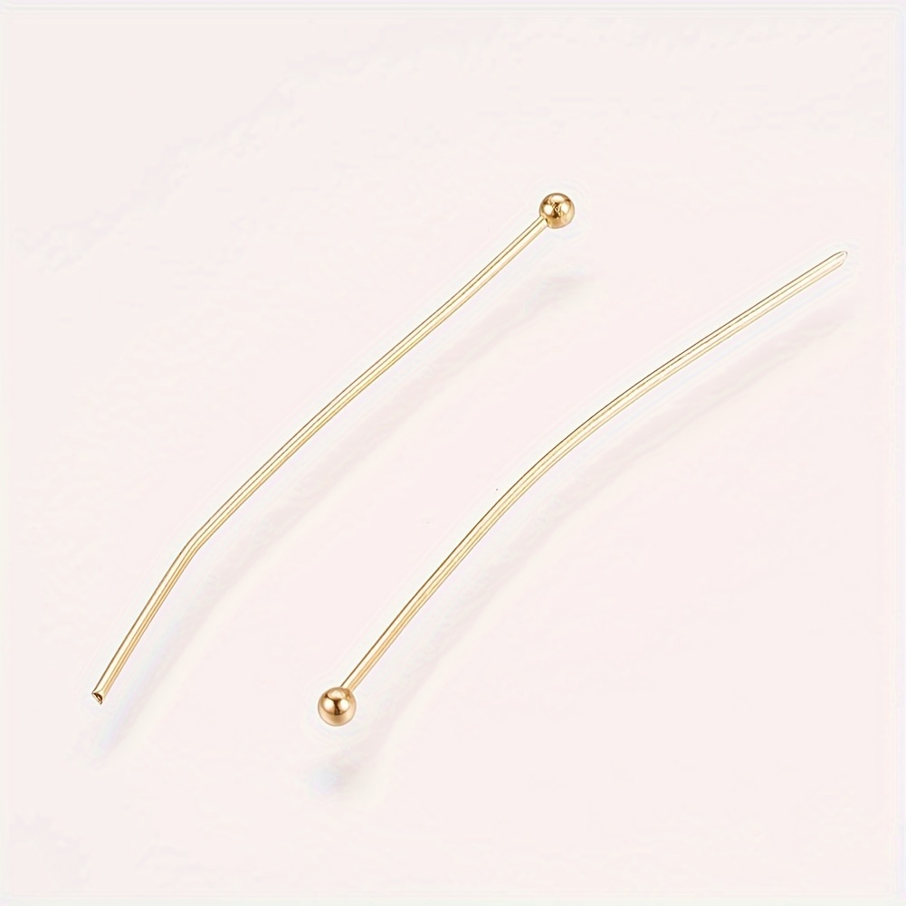 304 Stainless Steel Ball Head Pins Diy Beading Charm - Temu United Kingdom
