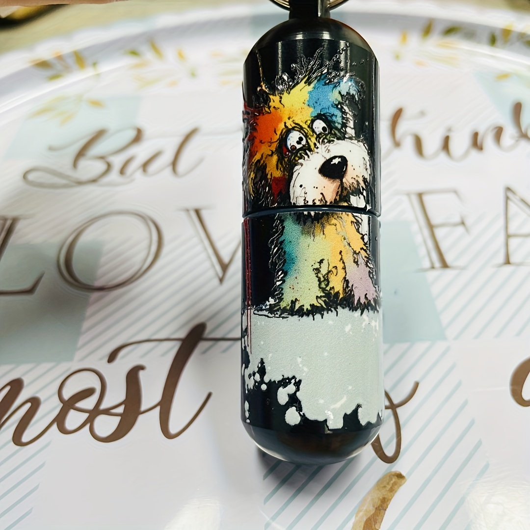 Creative Puppy Aluminum Keychain Portable Metal - Temu Australia