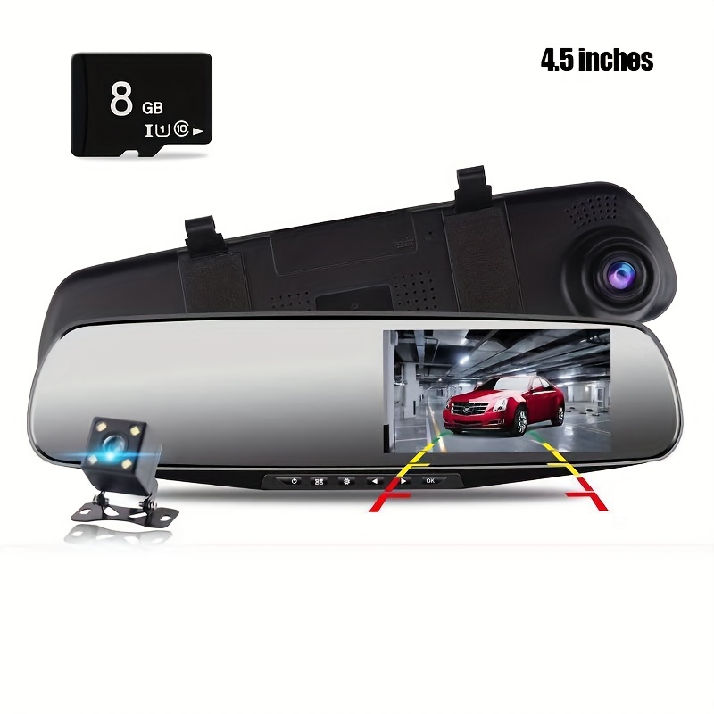 Car 1080p Driving Recorder Front Rear Dual Lens Recording - Temu United ...