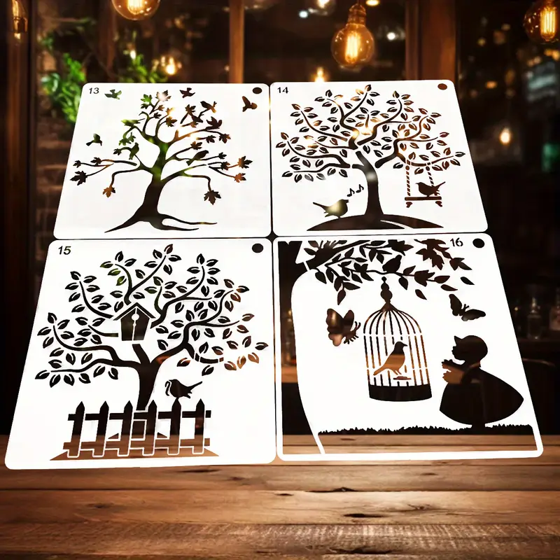 飛んでいる鳥の絵 中空絵画 Diy テンプレート ティブ落書き 飛んでいる鳥のパターン テンプレート 防水 洗え Temu Japan