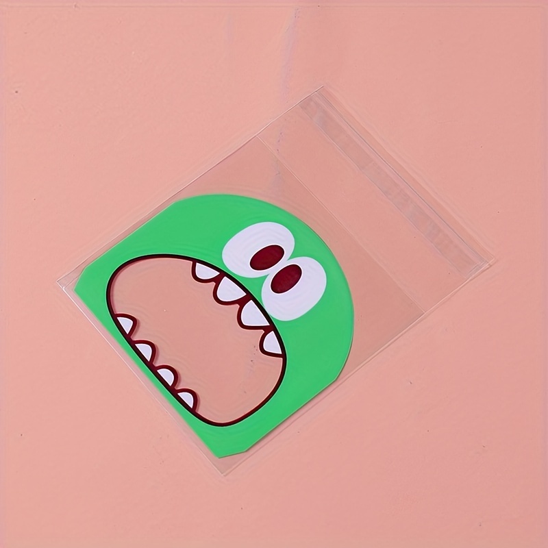 Economy Pack Cute Little Monster Self adhesive Bag Snowflake - Temu ...