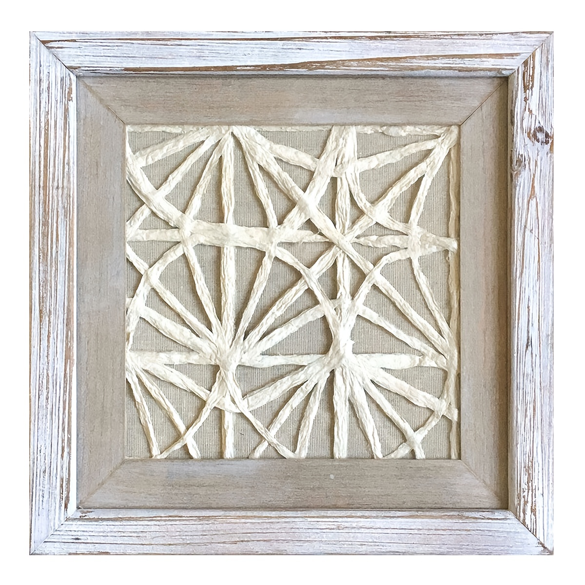 Framed Rice Paper Wall Art Decor Abstract Lines Handmade - Temu Canada