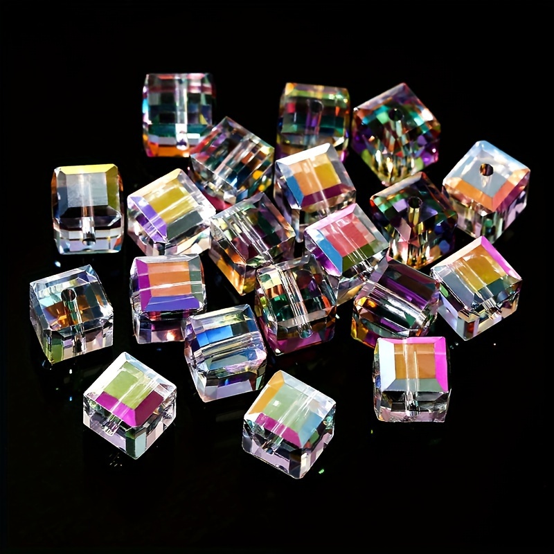 Cubic Glass Beads Diy Necklace Bracelet Jewelry Making - Temu United ...