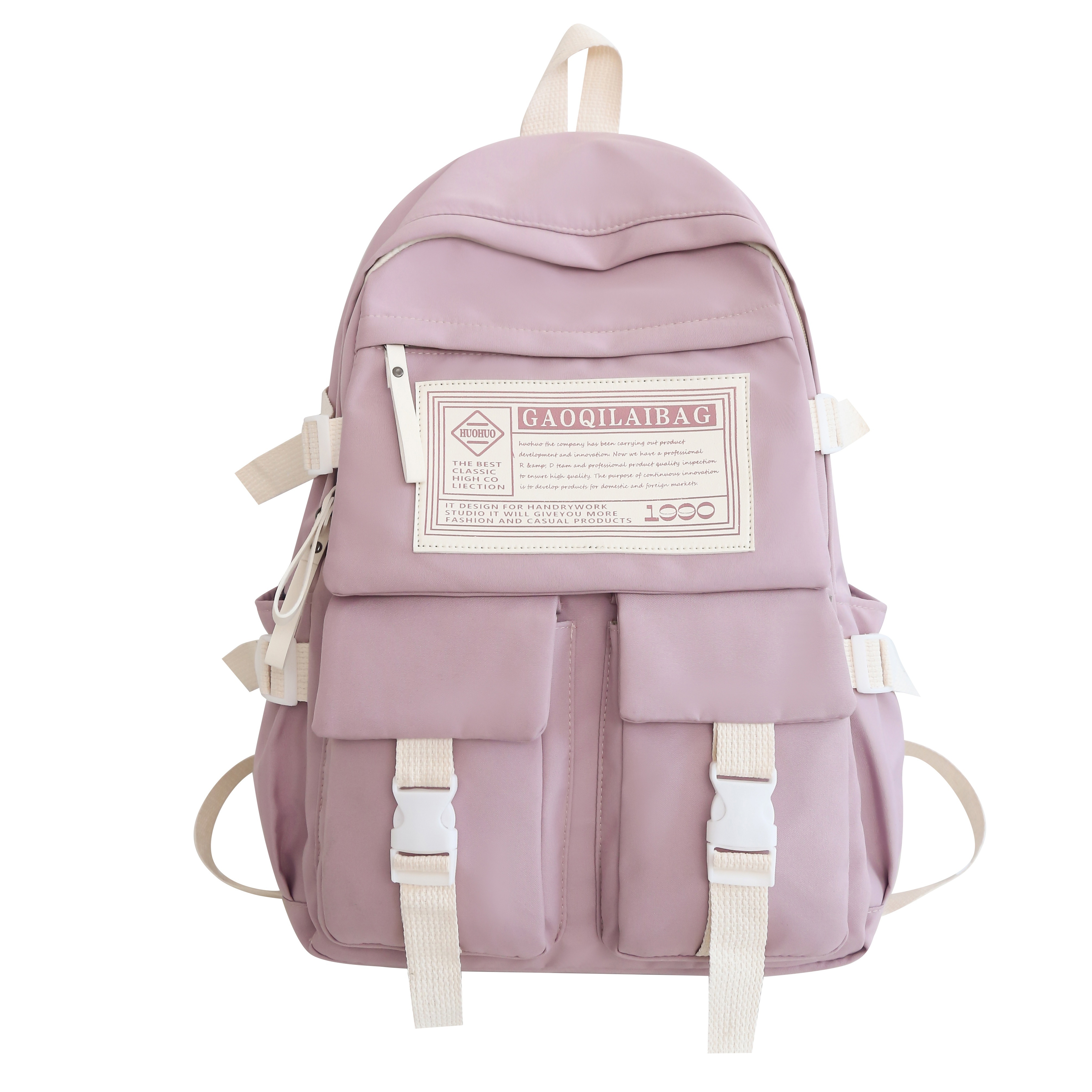 Junior High School Students Simple Large Capacity Backpack - Temu Ireland