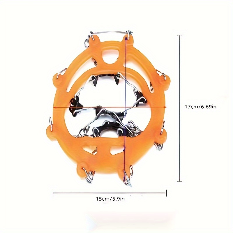 motorcycle snow riding spike stainless steel snow non slip shoe cover ...