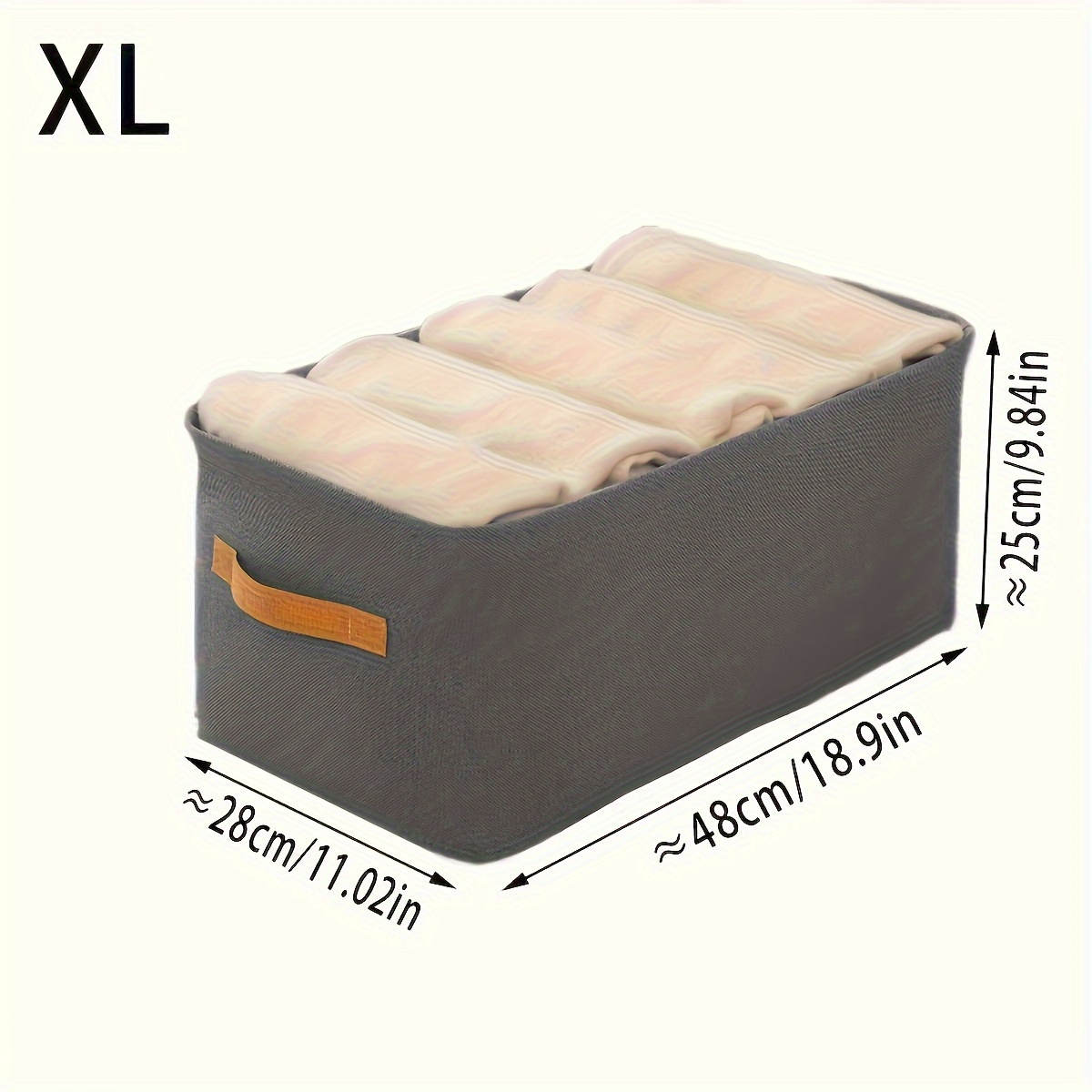 Foldable Storage Basket Home Clothing Storage Box Sorting - Temu Australia