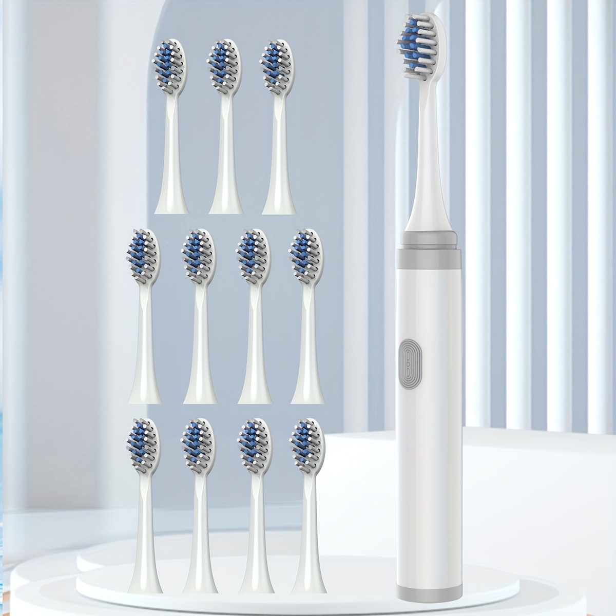 Adult Electric Toothbrush New F1 White 12 Brush Heads Soft - Temu United