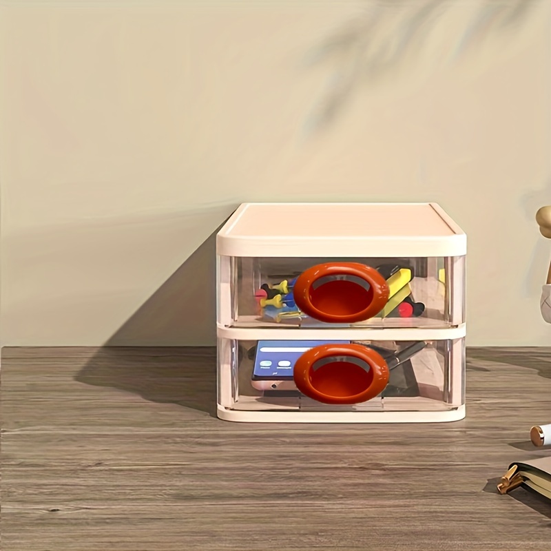 1pc Drawer Type Cosmetic Storage Box Multi Layer Makeup - Temu United ...