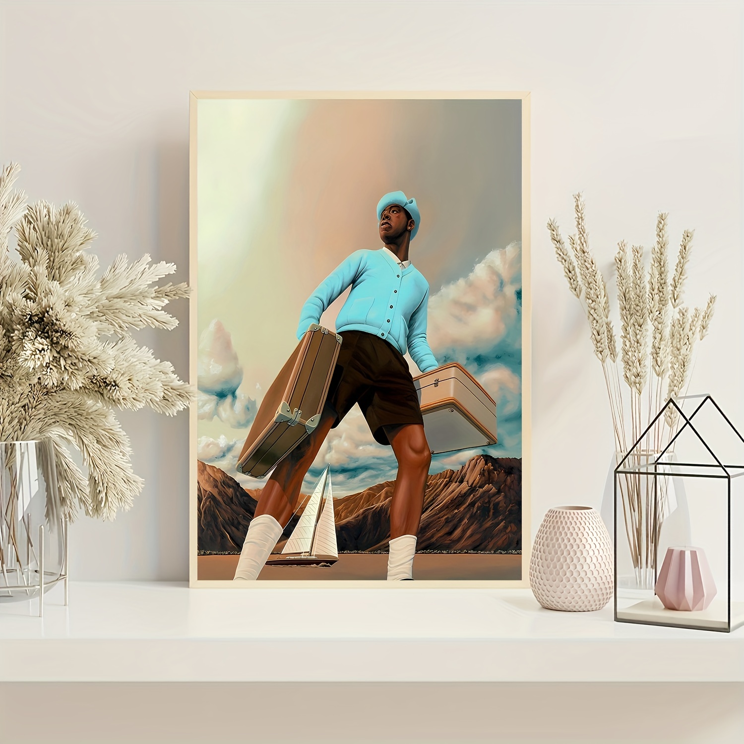 Hip Hop Rapper Music Album Poster Canvas Painting - Temu Ireland