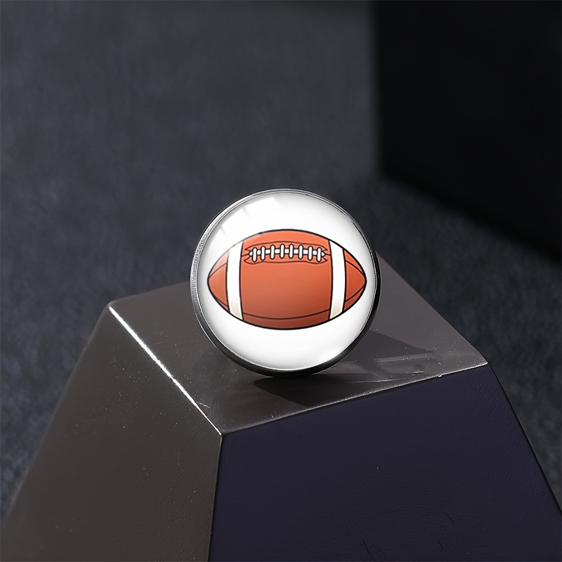 American Football Sports Tag Pin Brooch Football Basketball - Temu ...