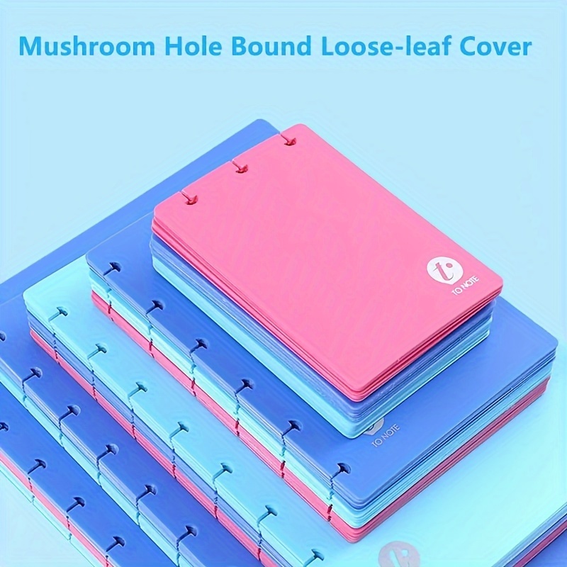 Mushroom Hole Loose leaf A5 Planner Cover Disbound Notebook - Temu ...