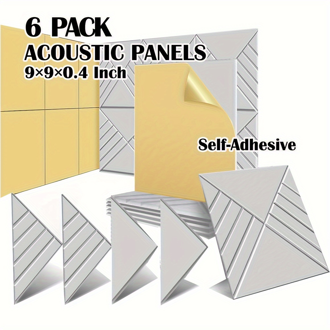 Self adhesive Acoustic Panels Soundproof Wall Stickers - Temu United ...
