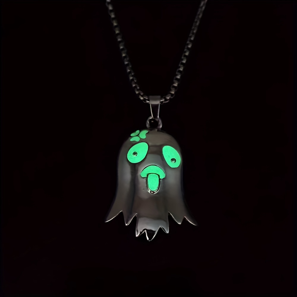 Men's Halloween Playful Tongue emitting Ghost Men's Pendant - Temu ...