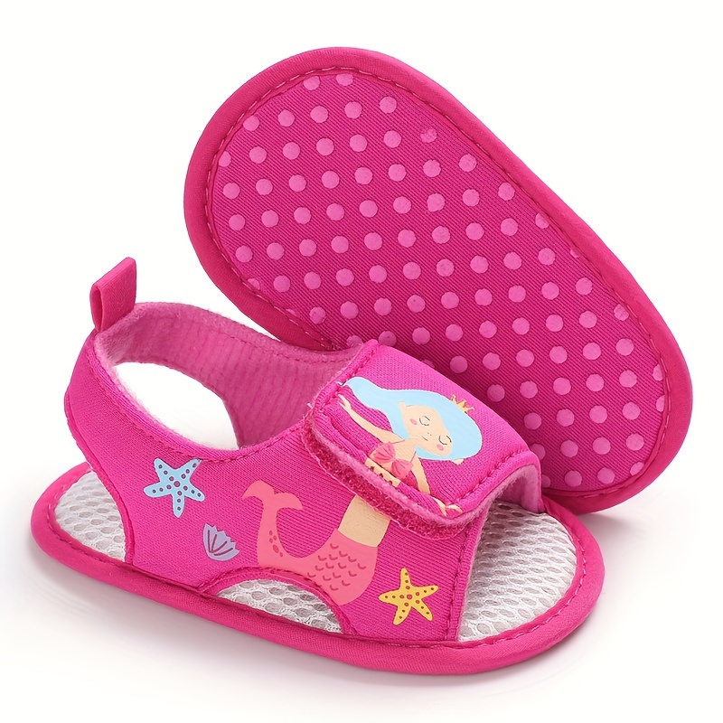 Cute Cartoon Breathable Open Toe Sandals Baby Girls - Temu Australia