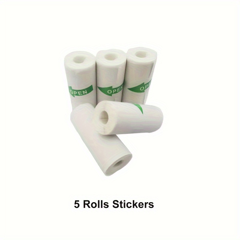 57 25mm Thermal Paper Mini Printer Label Sticker Self Adhesive Rolls ...