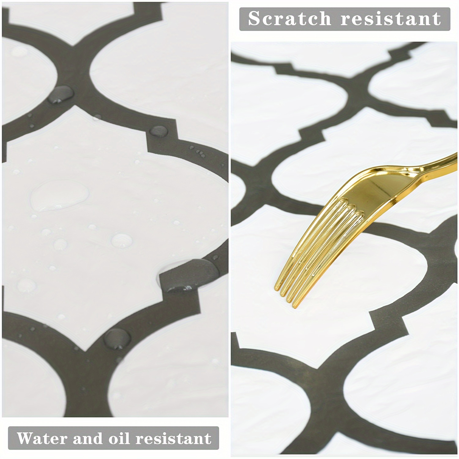 White Background Dark Flannel Round Tablecloth - Temu Portugal