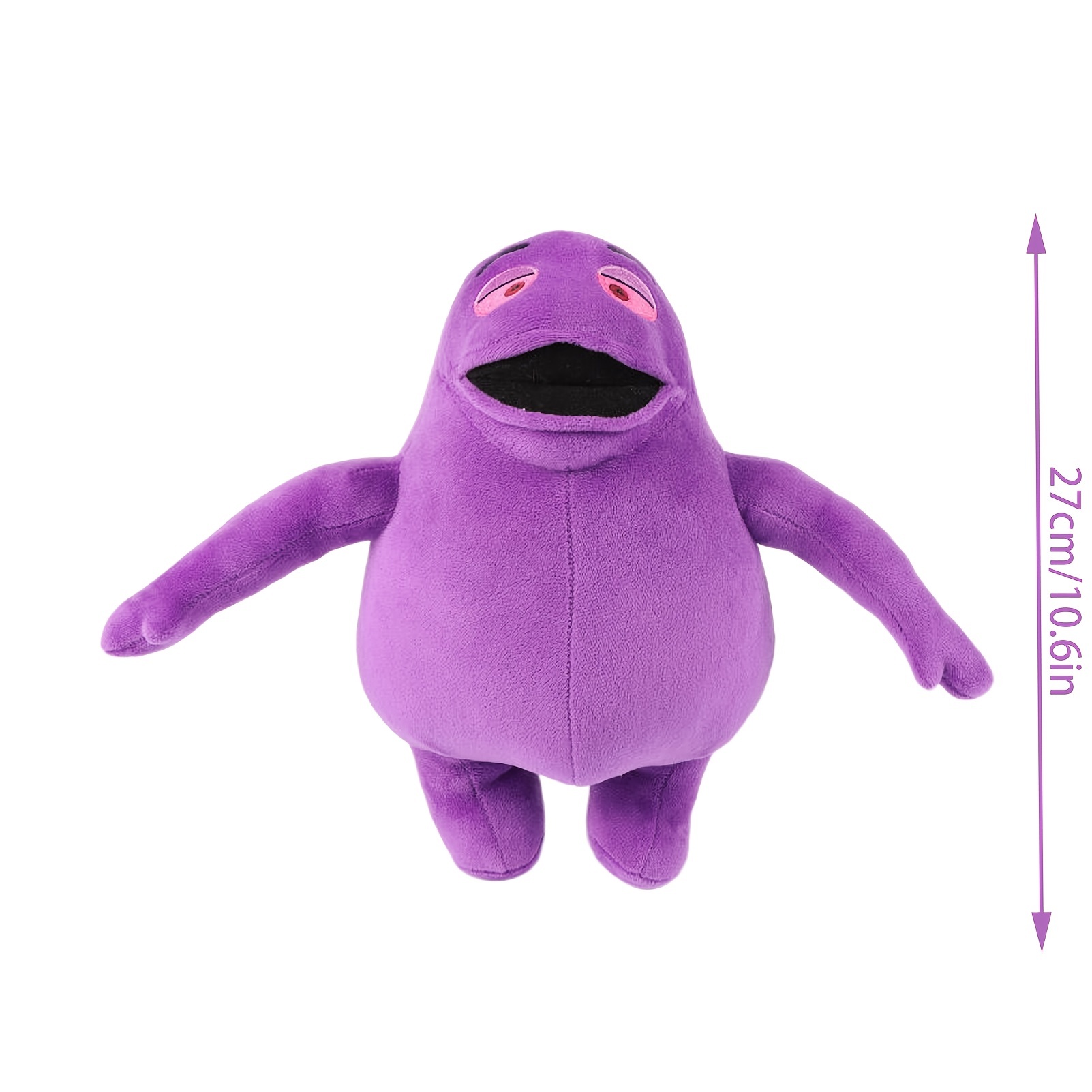 Grimace Shake Plush Toy Cartoon Game Figure Doll Soft - Temu