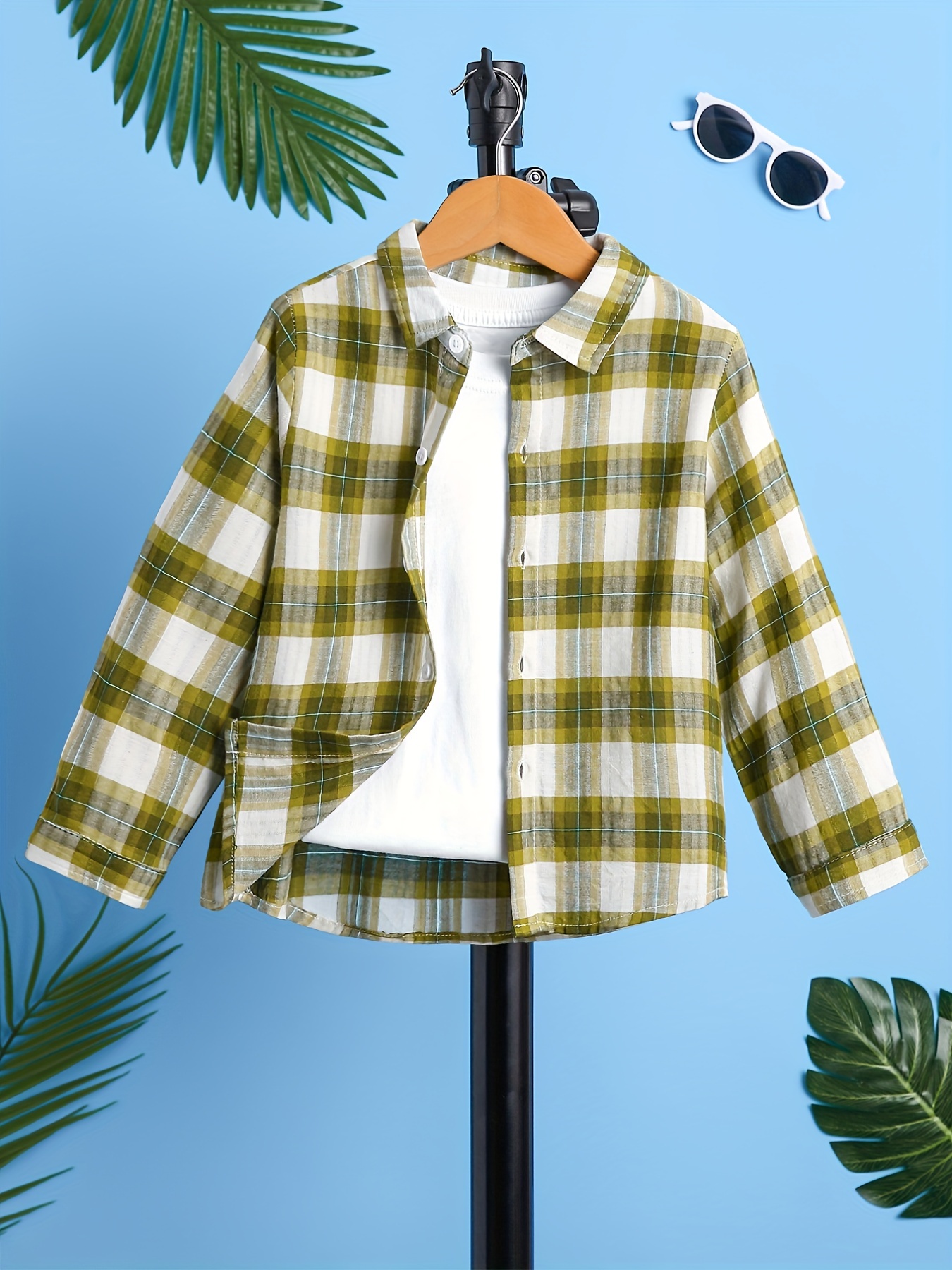 Boys Casual Long Sleeve Button Shirt Clothes - Temu New Zealand