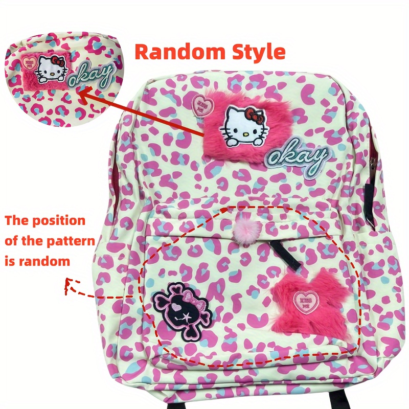 Backpack Leopard Nylon Rucksck - Temu New Zealand
