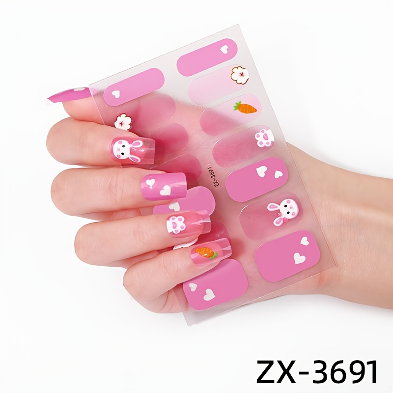 Christmas Full Wrap Nail Polish Stickers Christmas Tree - Temu United ...