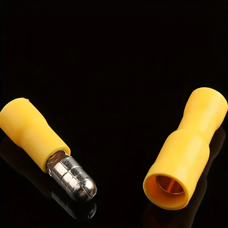 Bullet Connectors Terminal Insulated Female Male Pvc Wire Temu