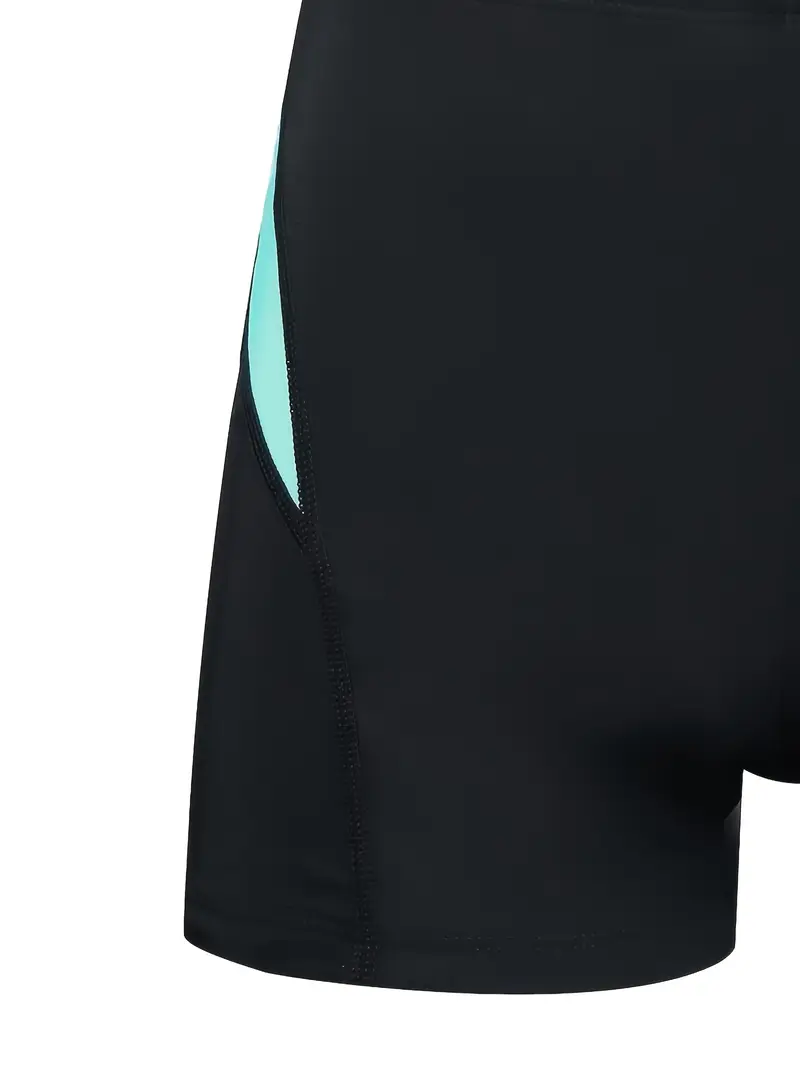 Mens Compression Speed Swim Trunks Swim Shorts Square Leg Swimsuit