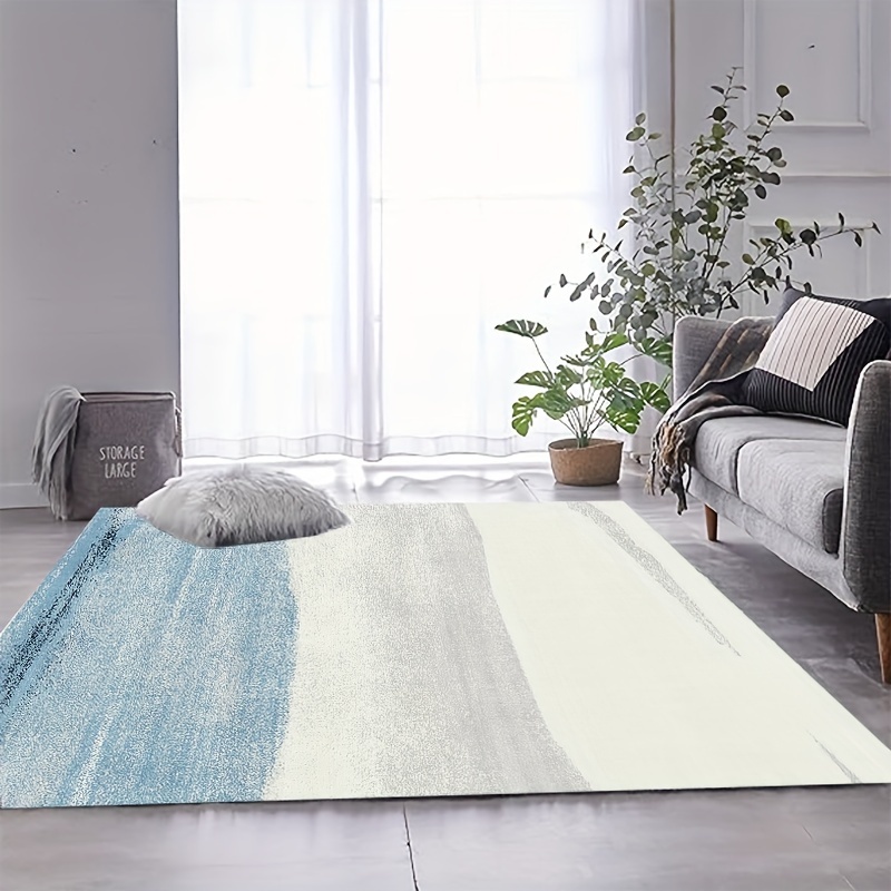 1 Stück Samt Teppich Waschbarer Bereich Teppich - Temu Germany