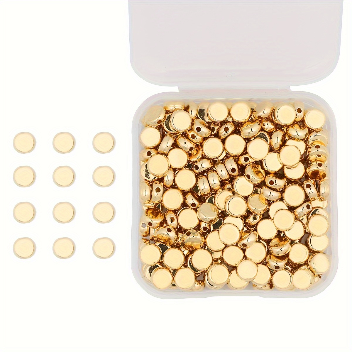 A Box Flat Ccb Plastic Beads Jewelry Making Diy Special - Temu United ...