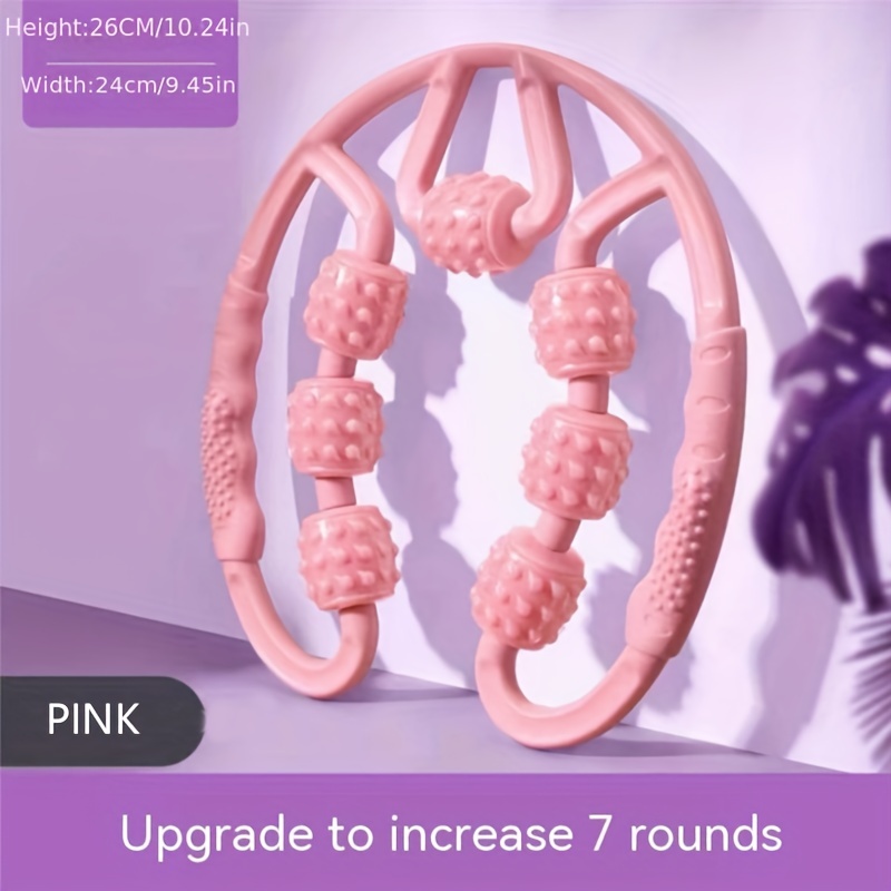 Yoga Seven wheel Massage Roller Pilates Leg Clip Trainer - Temu United ...