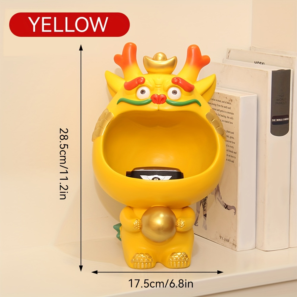 Dragon Year Resin Dragon Key Storage Ornament Cute Dragon - Temu Australia