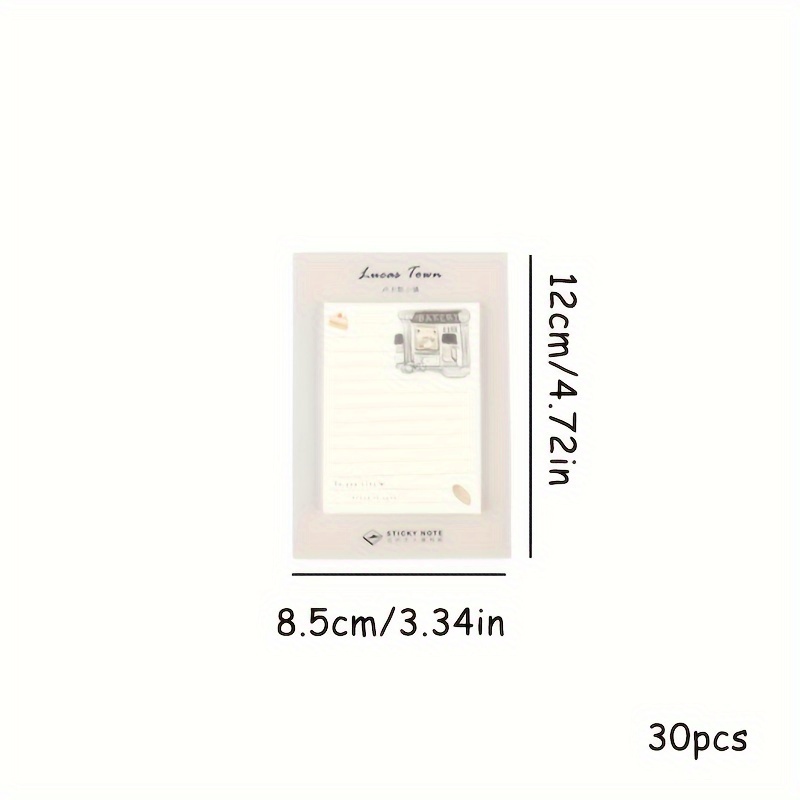 notes lucas town series message note n times stickers - Temu