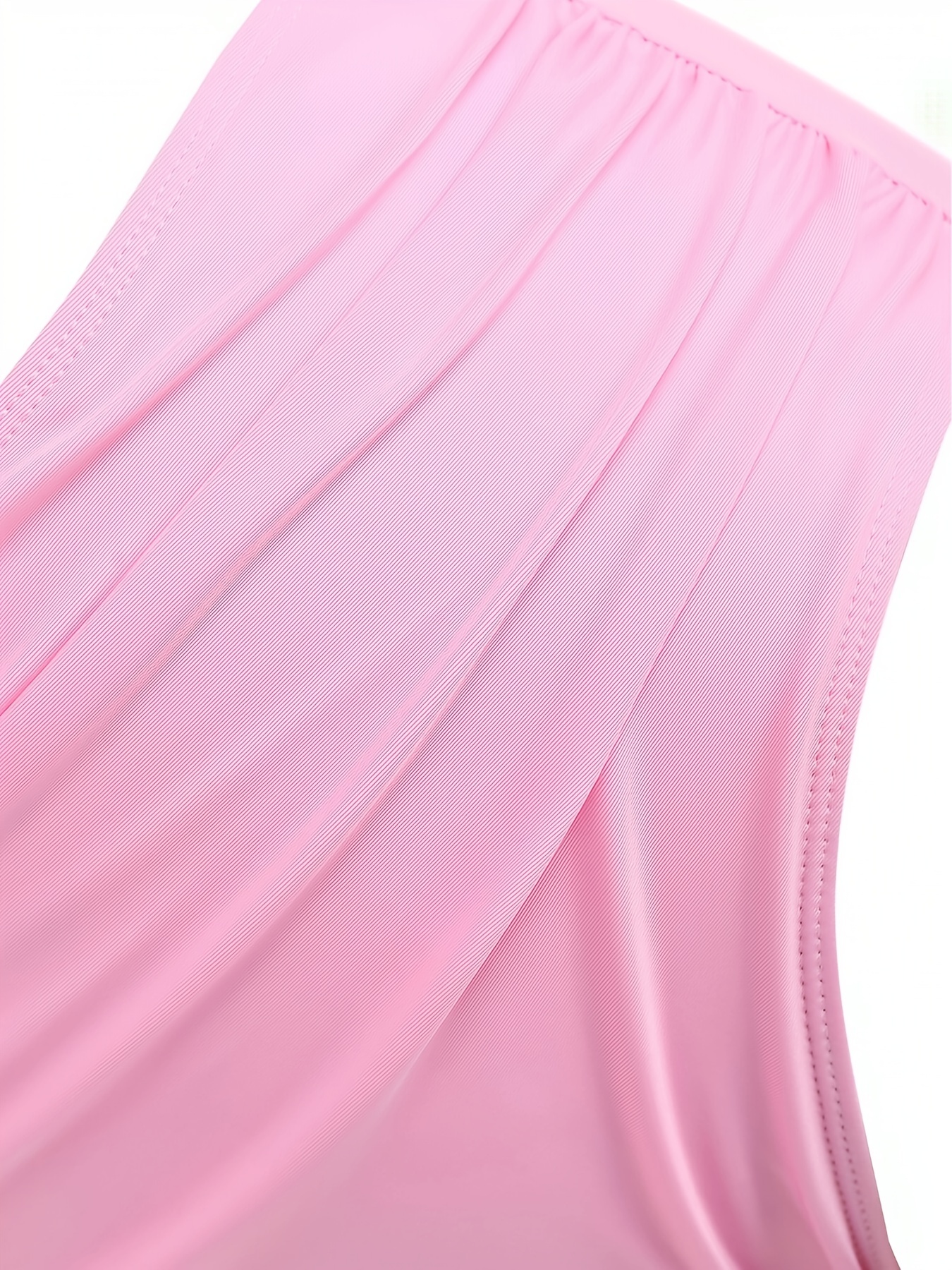 Tropical Print Ruffle Halter Tankini Ruched High Waist Tie - Temu New ...