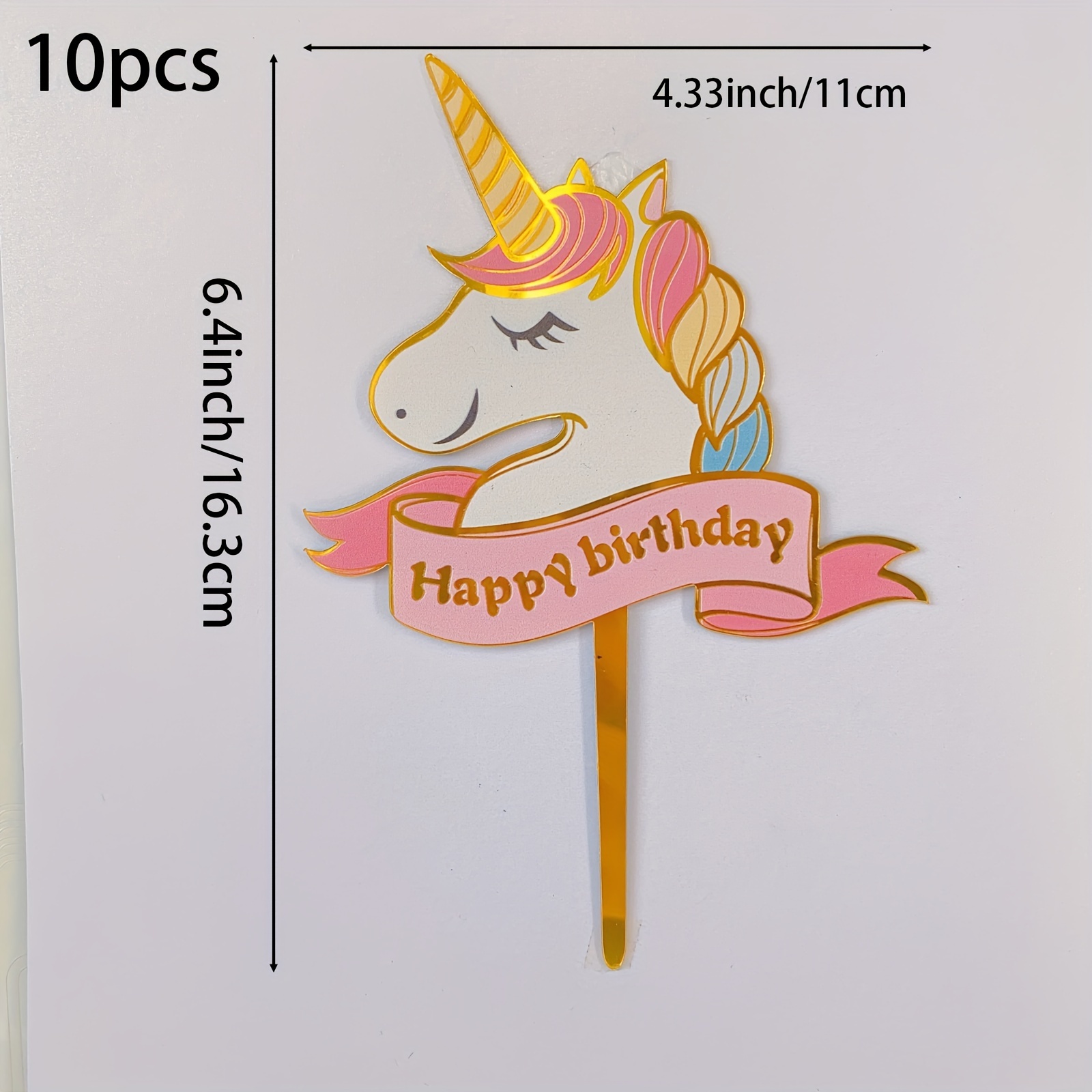 Acrylic Cake Toppers Party Cake Insert Decoration Happy - Temu Ireland