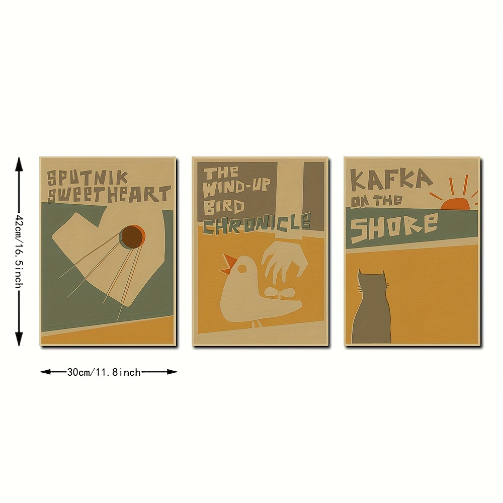 Murakami Prints Kraft Paper Printed vintage Poster kraft - Temu Canada