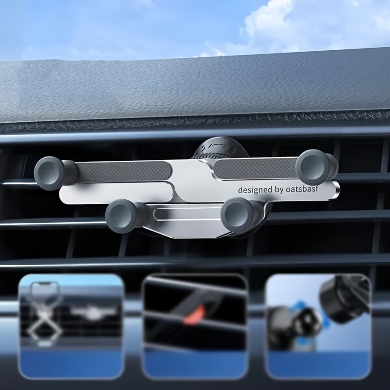 Invisible Rotatable Air Vent Mount Car Phone Holder 360° - Temu Australia