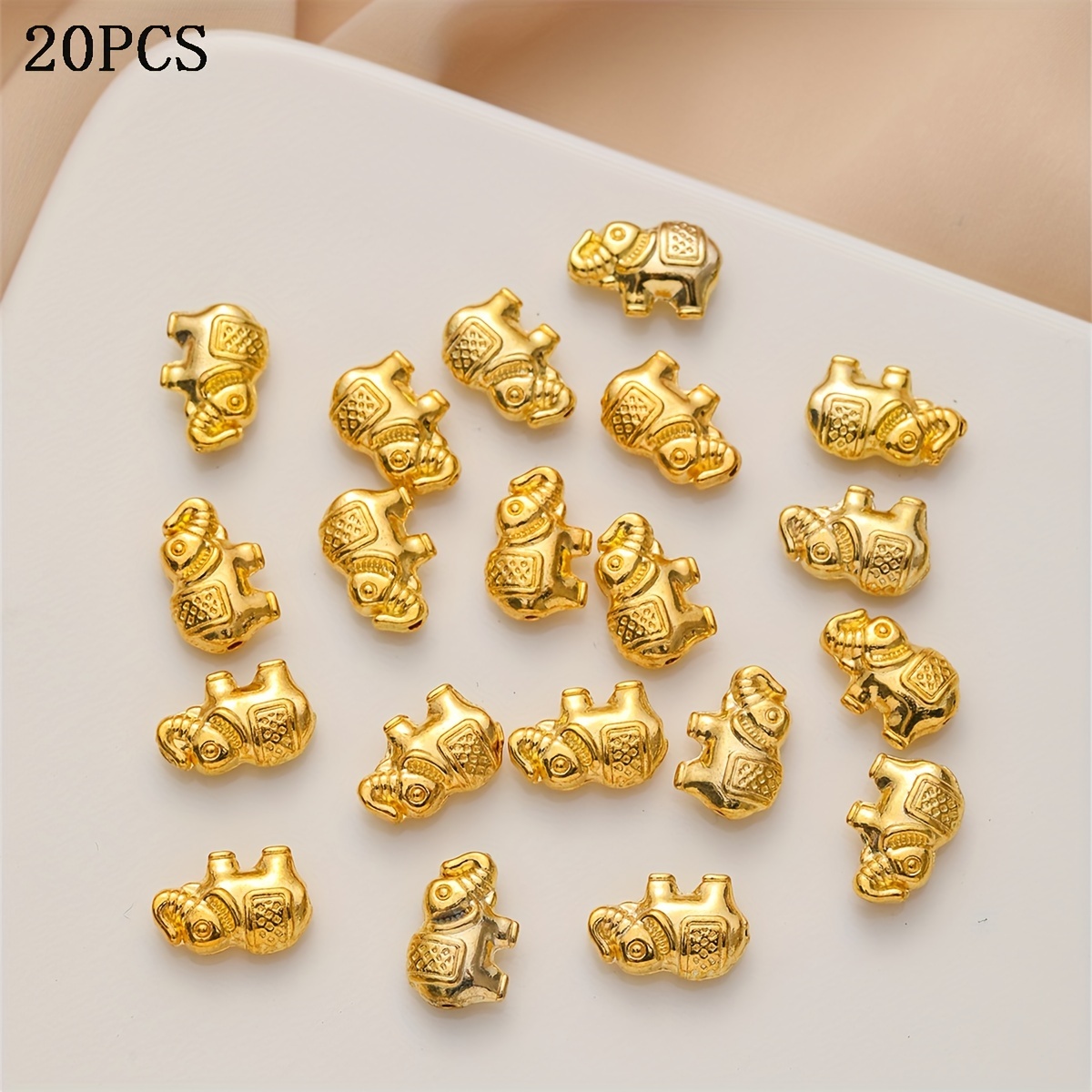 Golden Silvery Elephant Diy Handmade Pendant Earrings - Temu United Kingdom