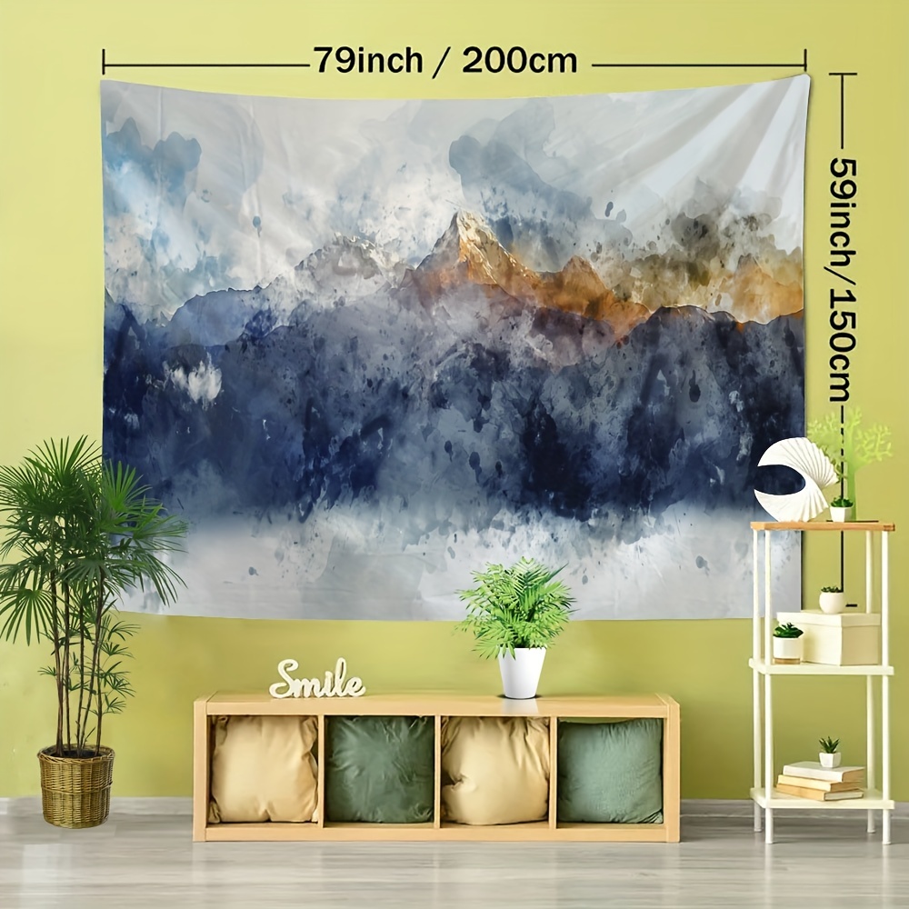 Nordic Marble Pattern Tapestry Stunning Polyester Wall - Temu