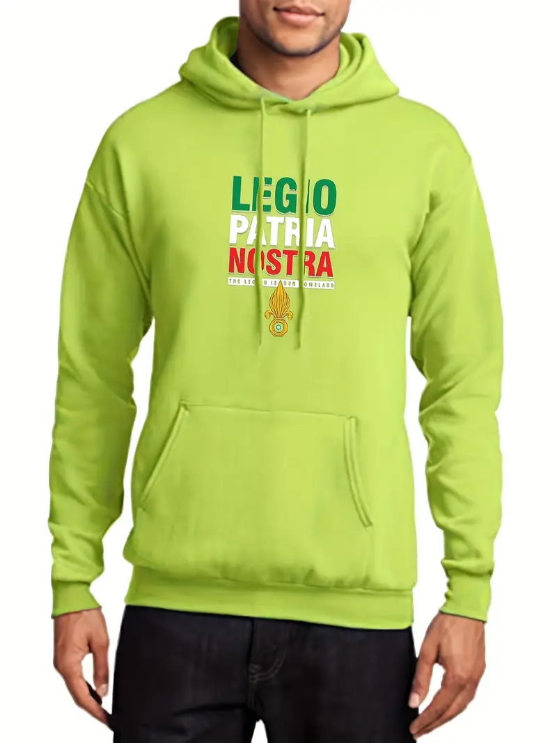 Mens Casual Creative Pattern Print Hoodies Drawstring Temu Ireland