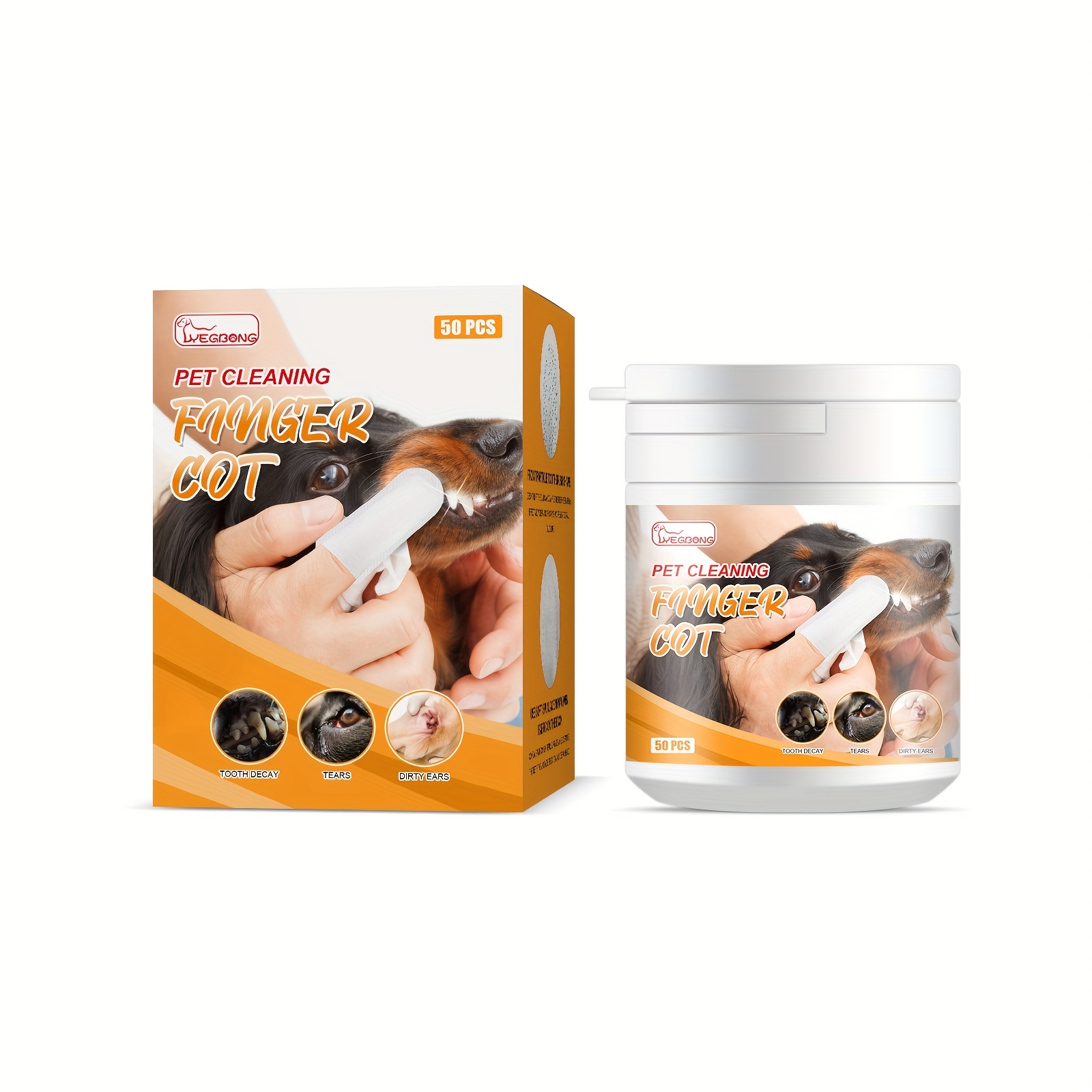 Dog Dental Care Wipes Dog Teeth Cleaning Finger Wipes Gentle - Temu Canada