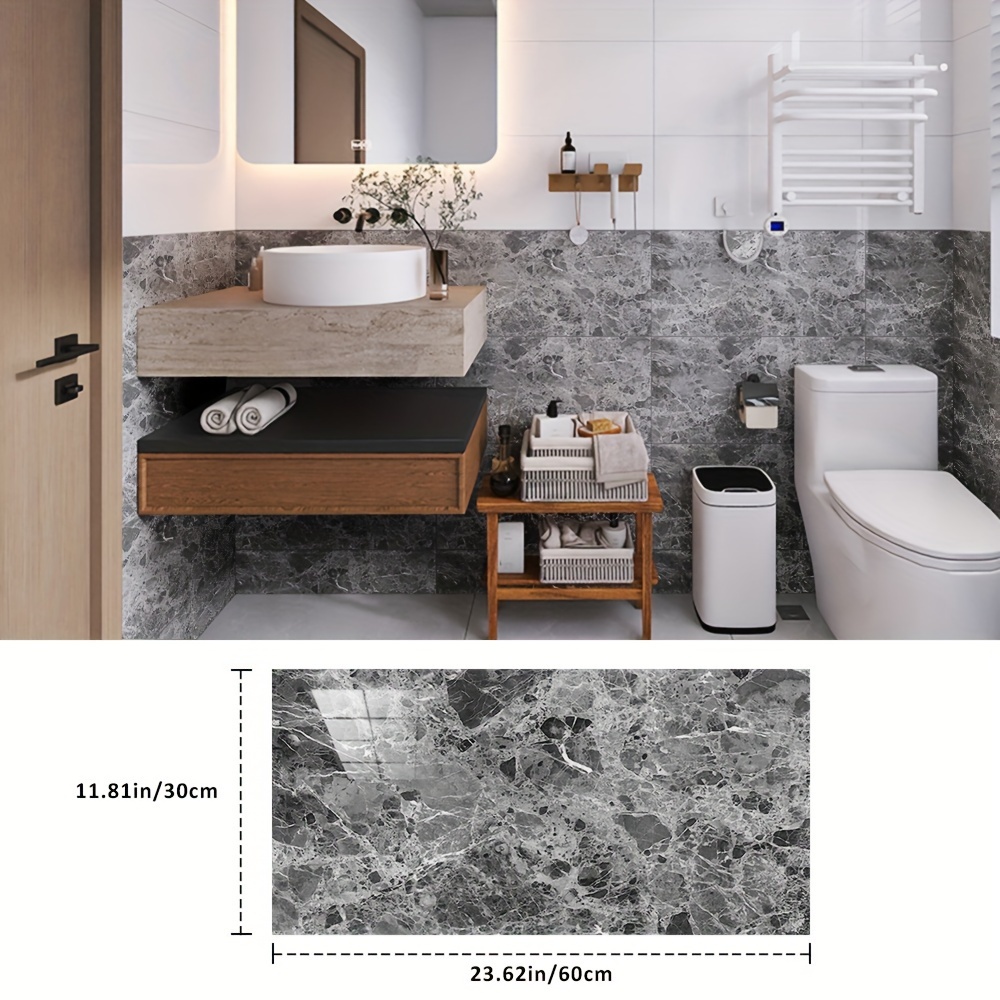 Marble Pattern Imitation Tile Self adhesive Wall Stickers - Temu Australia