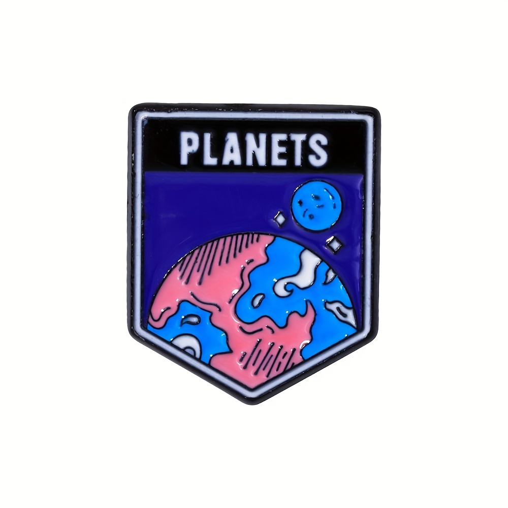 Creative Space Series Rocket Astronaut Cosmic Planet Brooch - Temu ...