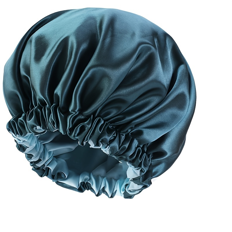 1pc Big Size Adjustable Satin Bonnet Hat Sleep Silky Headwrap Hat ...