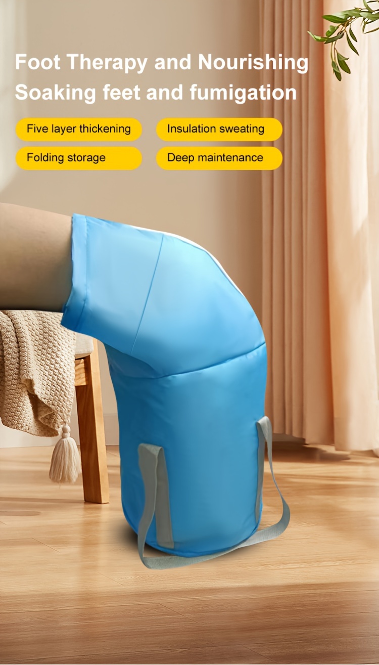 Foot Soak Bucket Folding Foot Soak Bag Calf Over Knee Deep - Temu