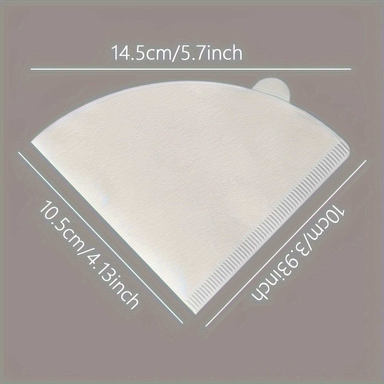 40pcs v fan Coffee Filter Paper Hand Brewed Coffee Special - Temu Canada