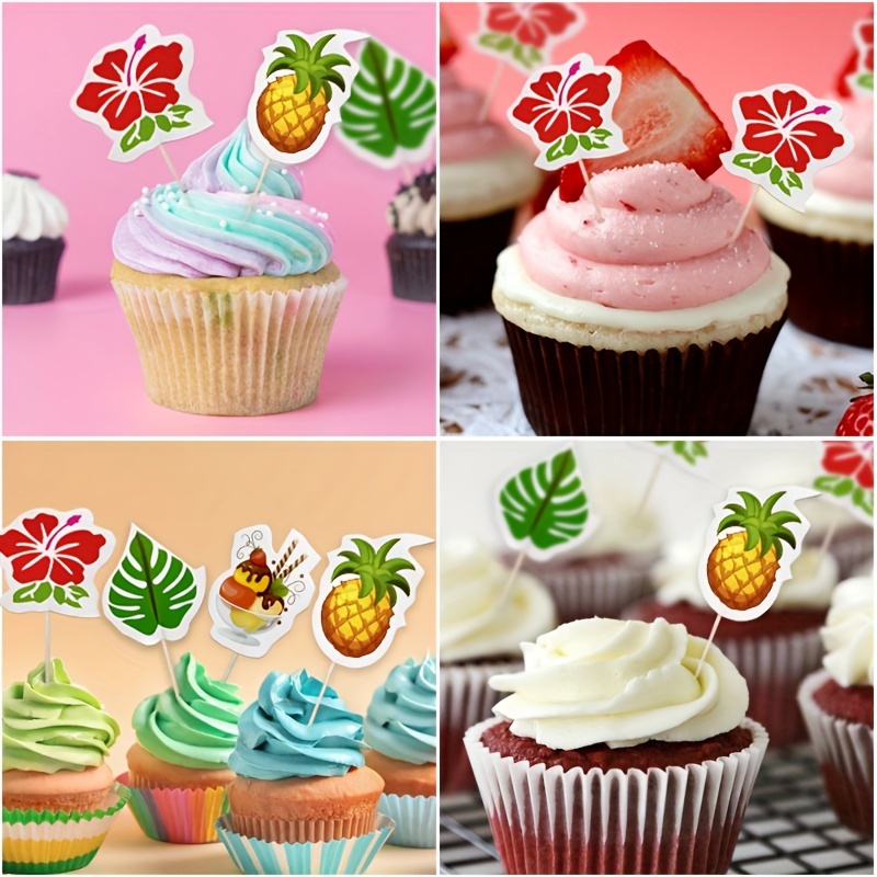 Hawaiian Themed Tropical Cake Topper Dessert Table Plugin - Temu ...
