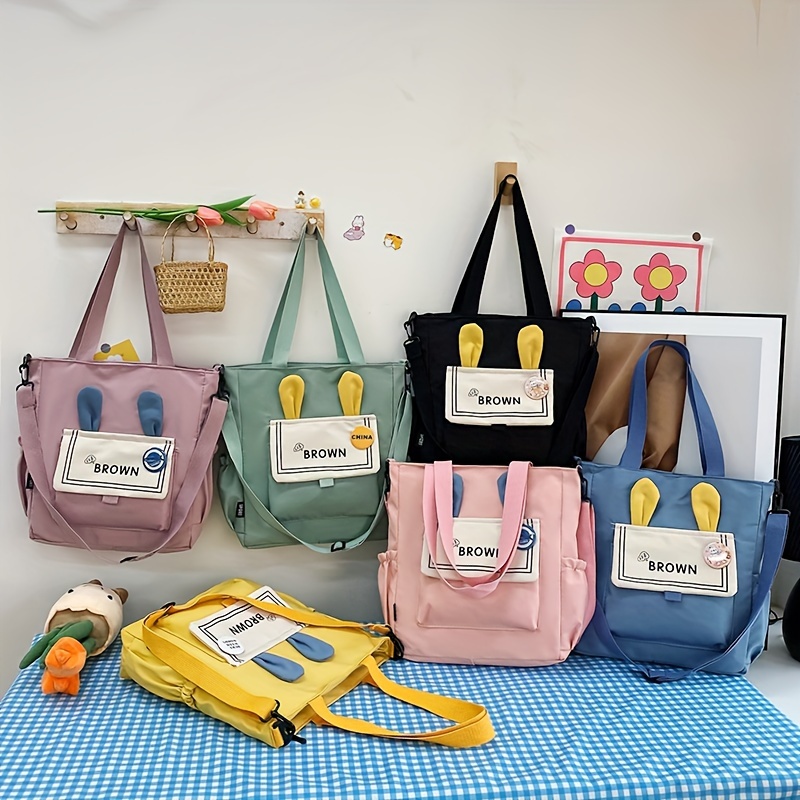 Kawaii Bunny Ear Shoulder Bag match Versatile Easter Preppy - Temu Canada