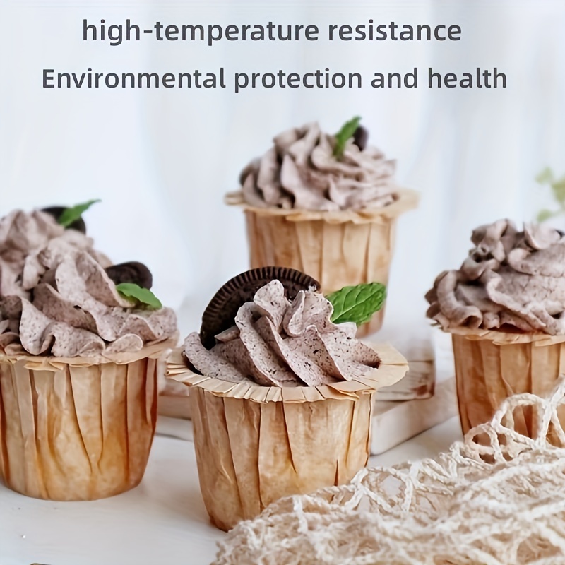 Cupcake Clamshell Muffin Cake Paper Holder Roll - Temu