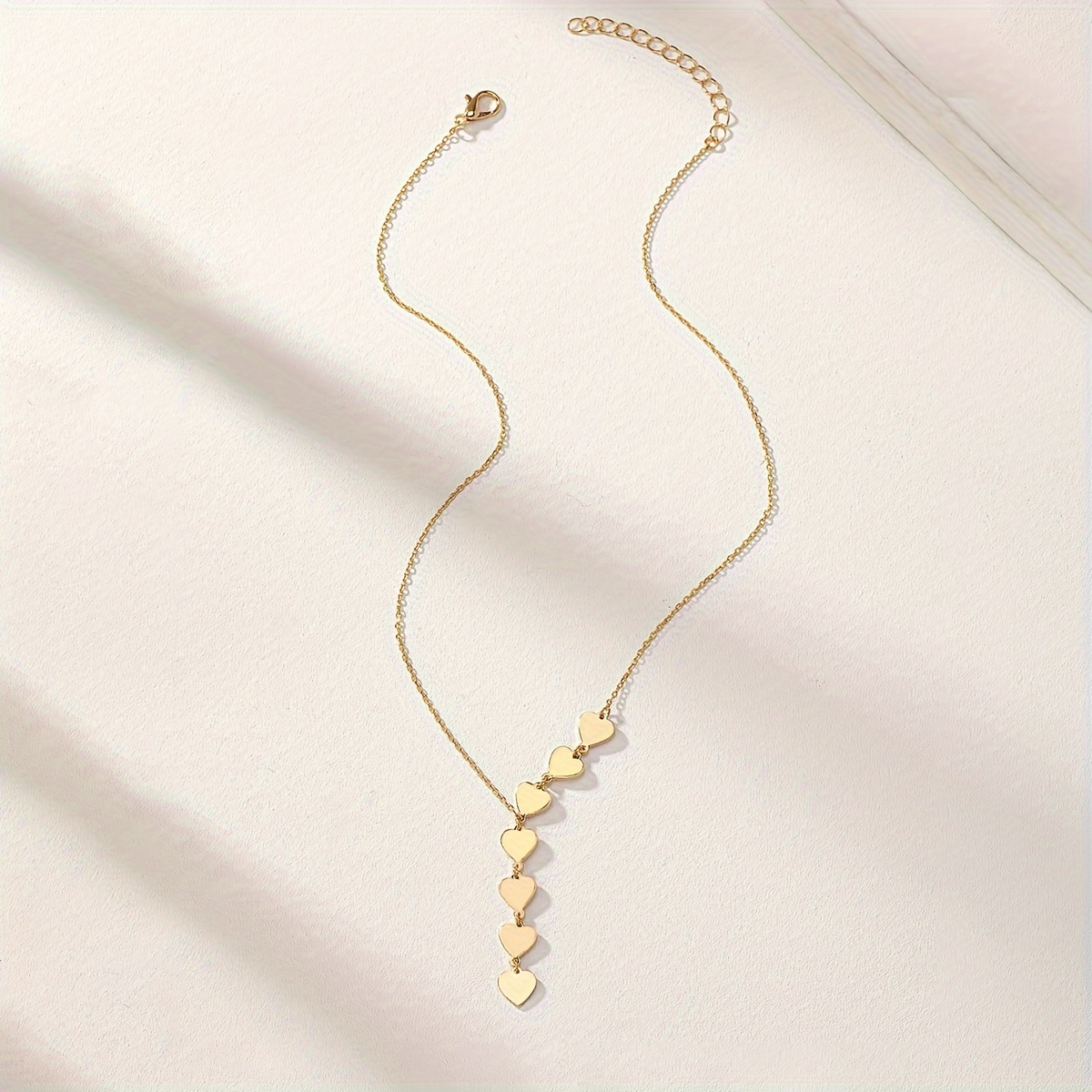 Simple Design Delicate Heart Star Y shaped Chain Necklace - Temu Portugal