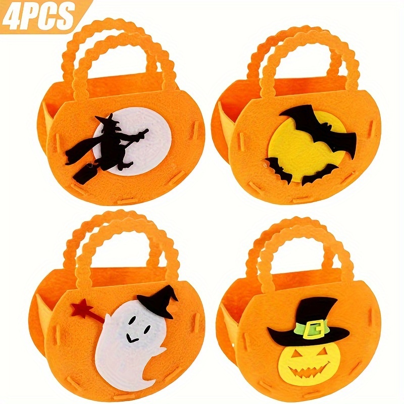 Halloween Candy Bag Accessory Pumpkin Bag Halloween Party - Temu Canada