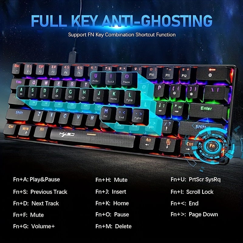 V900 Keyboard And Mouse Set,mechanical Gaming Keyboard And Mouse With ...